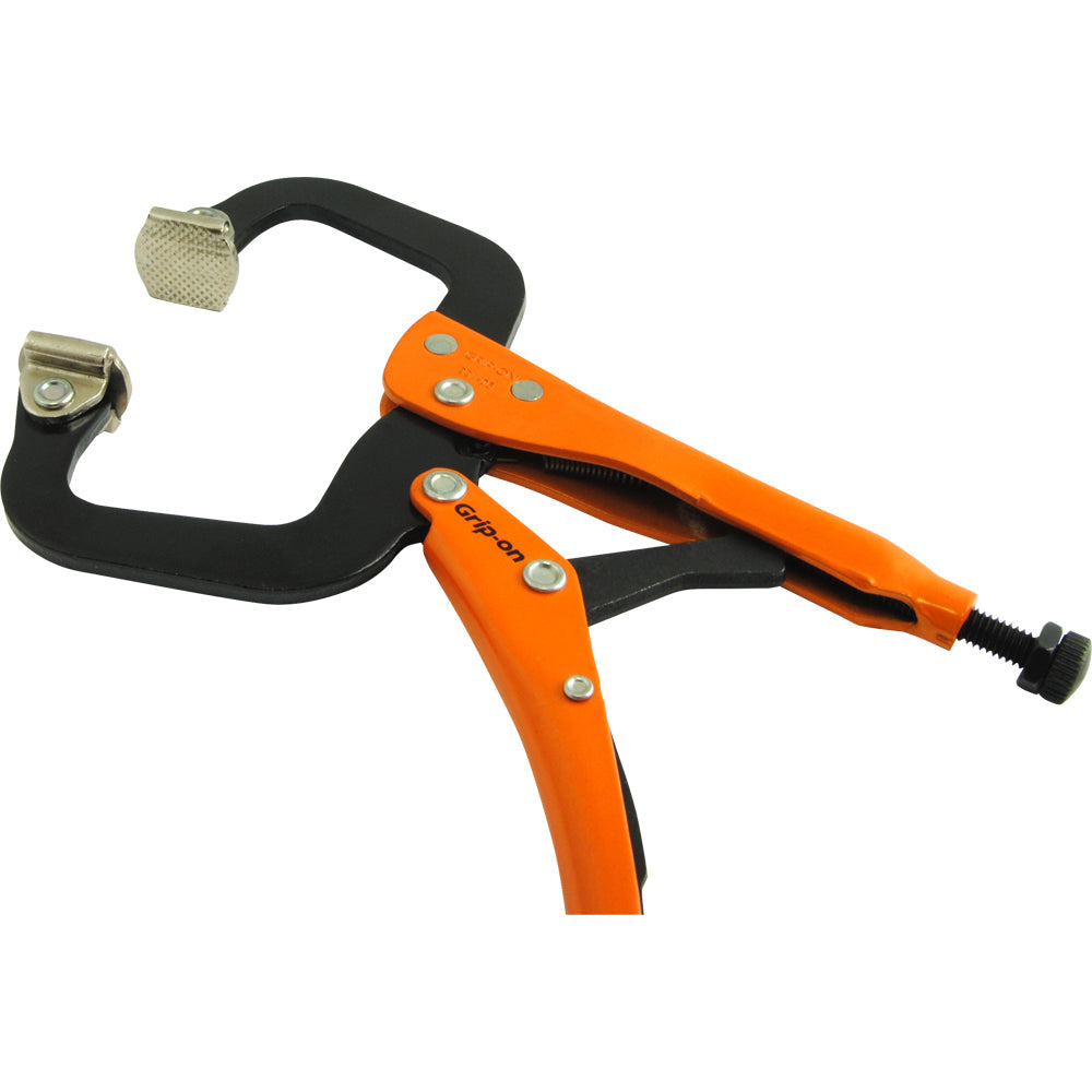 Grip-on® Locking C-Clamp with Swivel Pads – Dynamic Tools Online