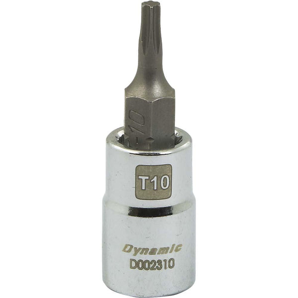 1/4" Drive Torx® Head Socket, Standard Length Chrome Sockets – Dynamic ...