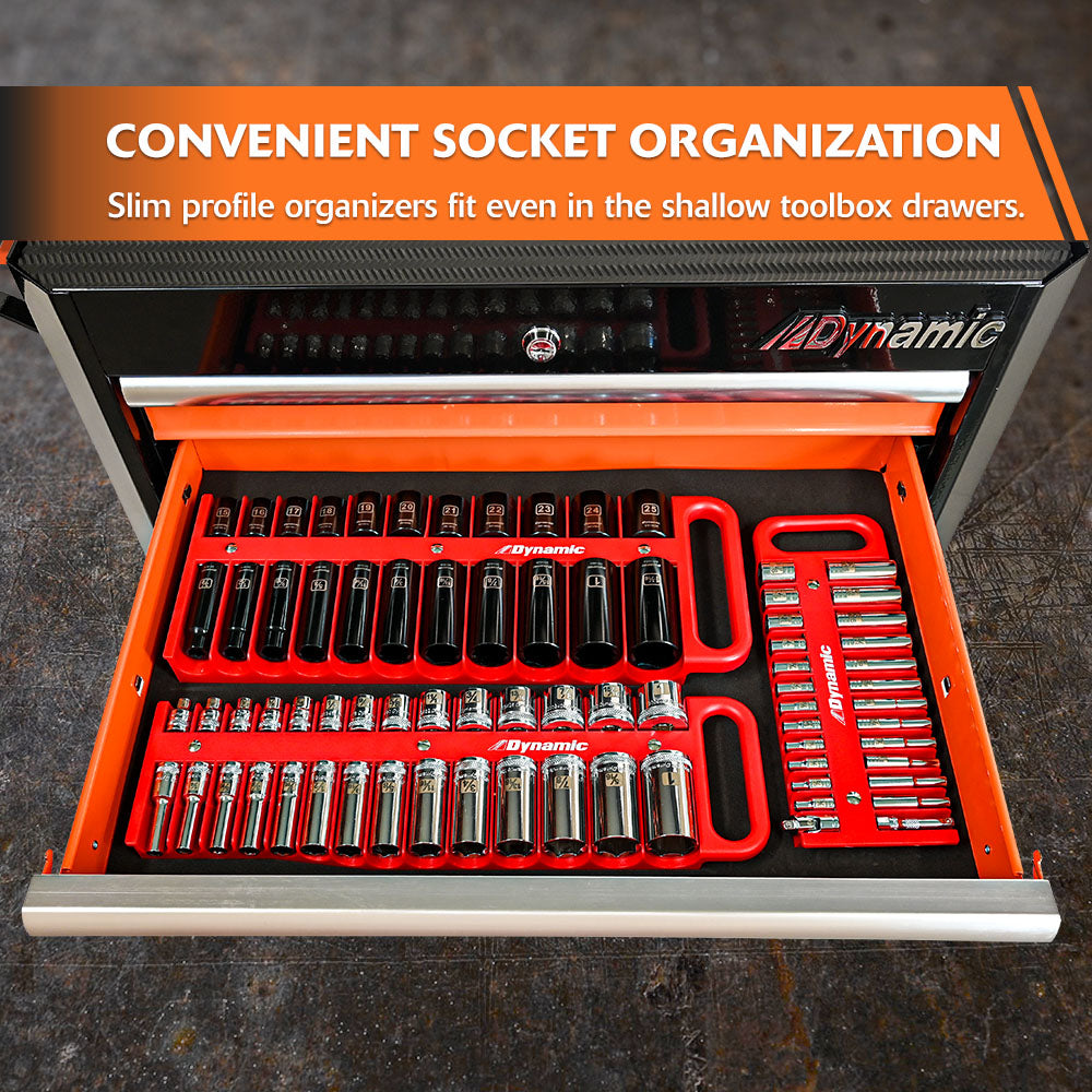 Socket Organizer Trays (1/4", 3/8”, & 1/2" Drive) – Dynamic Tools Online