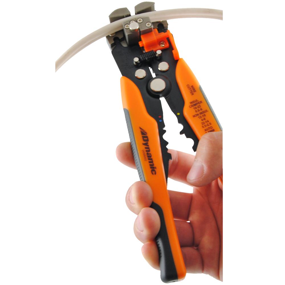 Self-adjusting Wire Stripper, 8, Strips 10-24 AWG Wire – Dynamic Tools ...